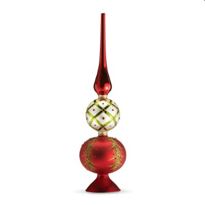 Holiday Tidings Tree Topper | Frontgate