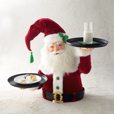 Katherine's Collection Santa with Serving Trays | Frontgate