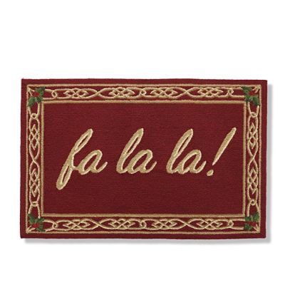Fa La La Door Mat | Frontgate