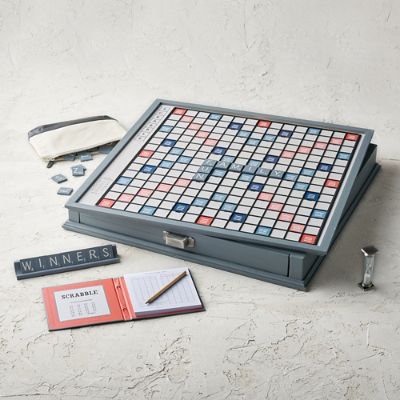 Scrabble Giant Deluxe Designer Edition Board Game | Frontgate
