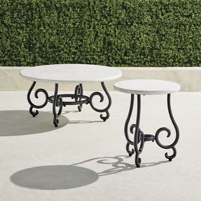 Eloise Marble-top Tables | Frontgate