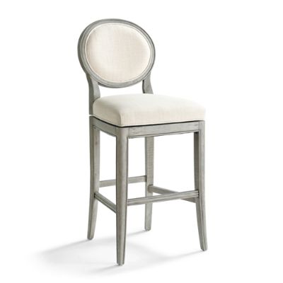 Georgia Upholstered Swivel Bar & Counter Stool | Frontgate