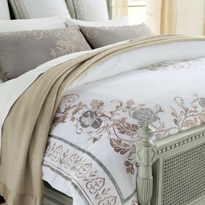 Aviana Bedding Collection with Hand-Embroidered Details & Velvet Applique