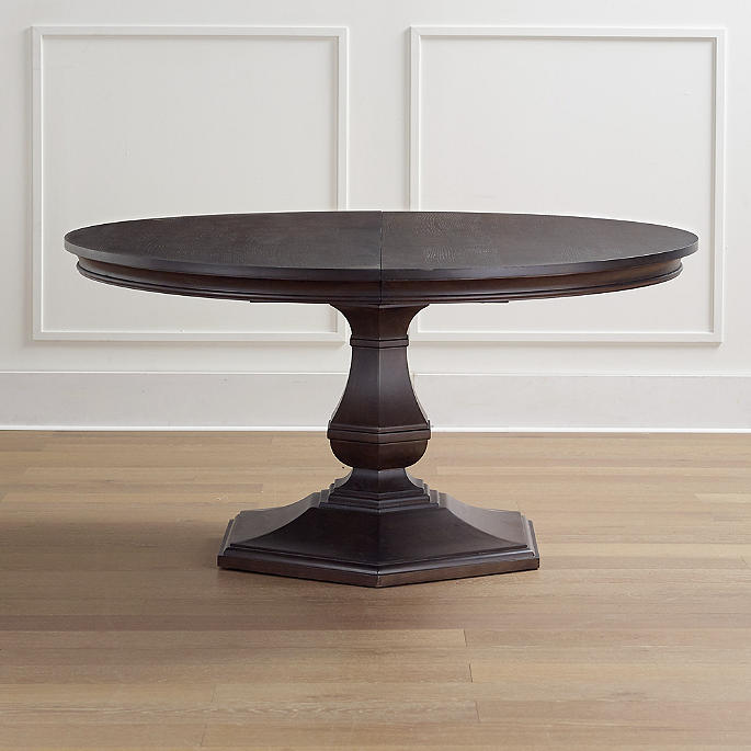 Hunter Expandable Round Dining Table | Frontgate Hunter Expandable Round Dining Table | Frontgate