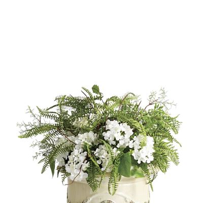 Outdoor Mixed Ferns and Hydrangea Urn Filler | Frontgate
