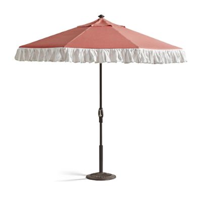Palm Springs Ruffle Umbrella | Frontgate