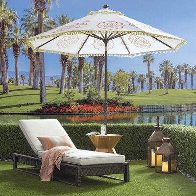 Seville Tile Handpainted Umbrella | Frontgate