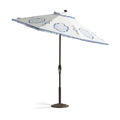 Seville Tile Handpainted Umbrella | Frontgate