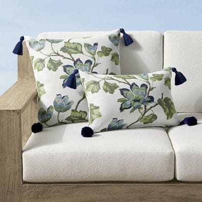 Delavina Floral Indoor/Outdoor Pillow | Frontgate