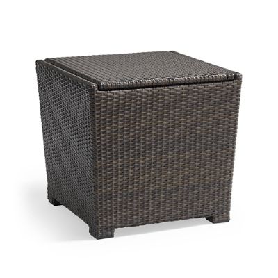 Tapered Wicker Storage Cube | Frontgate