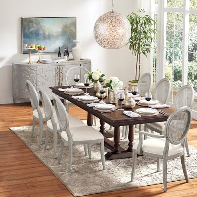 Nicola Rectangular Expandable Dining Table | Frontgate