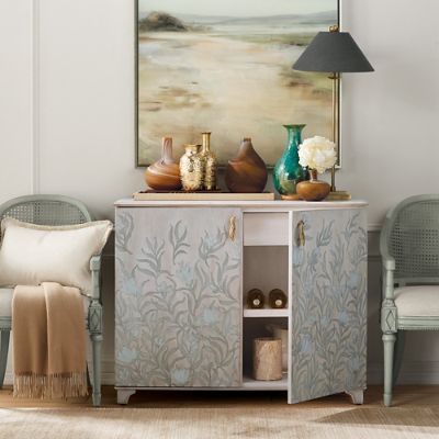 Morgan Inlay Storage Cabinet | Frontgate