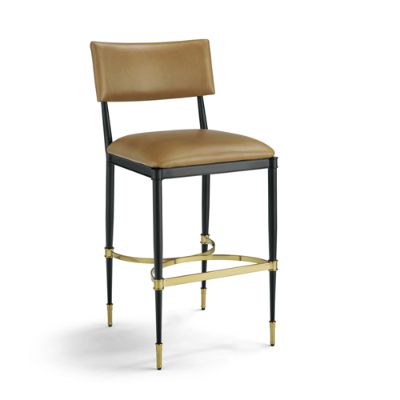 Angelina Bar & Counter Stool with Klismos Styling & Velvet or ...