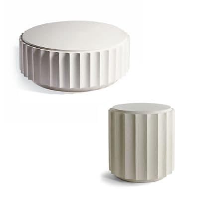 Barrel Wood Coffee Table Cover with UV & Water-Resistant Polyester