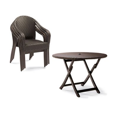 Cafe Rectangular Folding Table | Frontgate