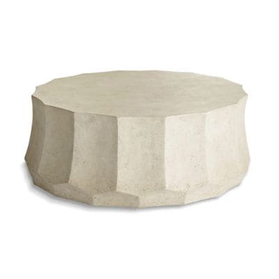 Barrel Wood Coffee Table Cover with UV & Water-Resistant Polyester