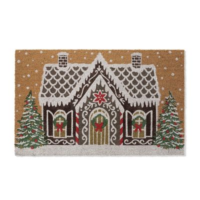Gingerbread Manor Coco Door Mat | Frontgate