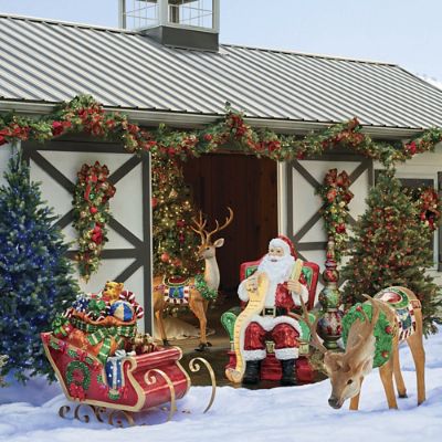 LED Sleigh with Toys | Frontgate