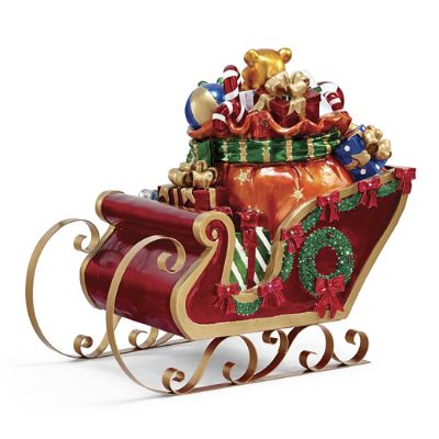 LED Sleigh with Toys | Frontgate