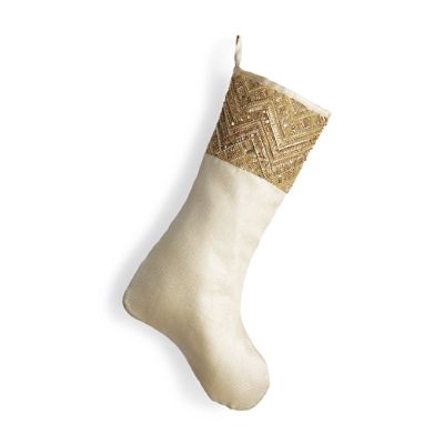 Luxe Embellished Stocking | Frontgate