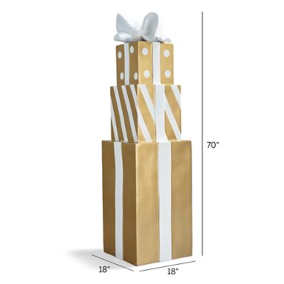 Stacking Presents with Bow | Frontgate