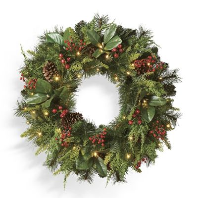 Magnolia Pine Berry Wreath | Frontgate