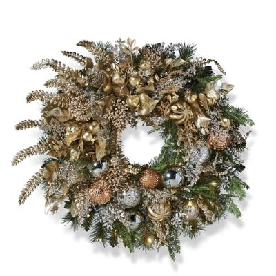 Gilded Radiance Wreath | Frontgate