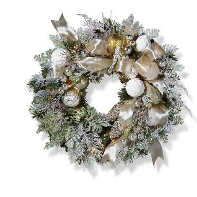 Frosted Nights Indoor Wreath | Frontgate