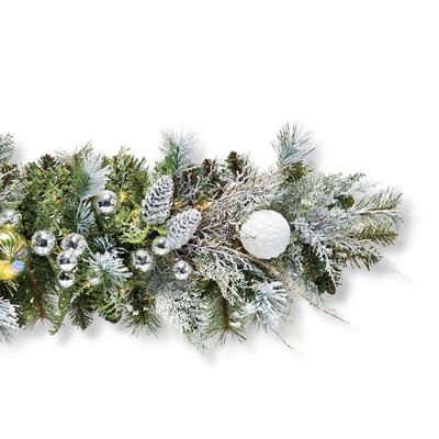 Frosted Nights Indoor Garland | Frontgate