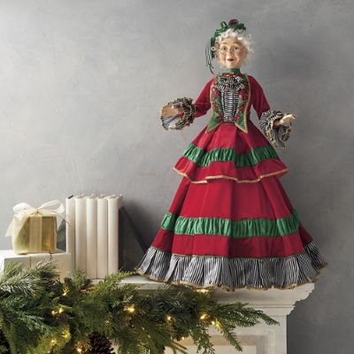 Merry & Bright Mrs. Claus Figure | Frontgate