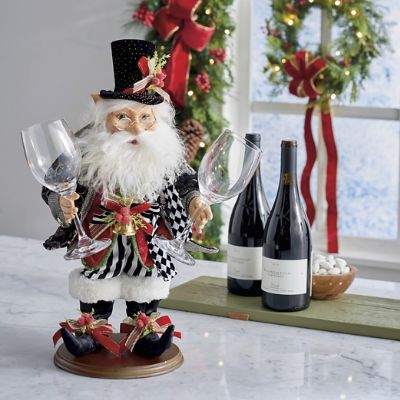 Mark Roberts Elf with Wine Glasses & Hand-Embellished Details for ...