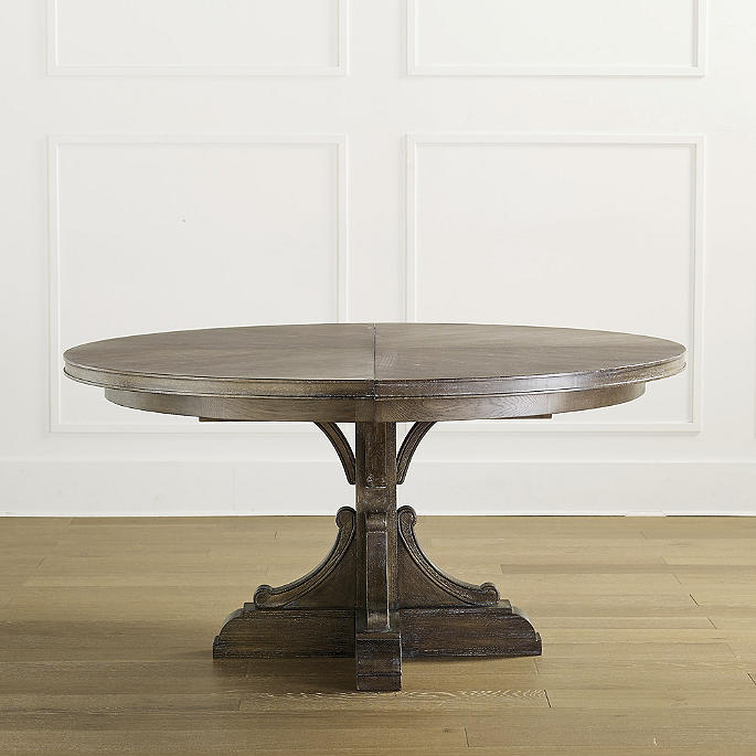 Viviana Expandable Round Dining Table | Frontgate Viviana Expandable Round Dining Table | Frontgate
