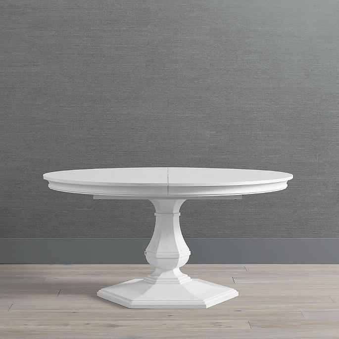 Hunter Expandable Round Dining Table | Frontgate Hunter Expandable Round Dining Table | Frontgate