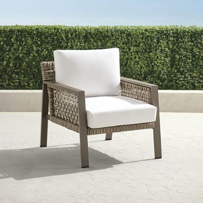 Callan Lounge Chair in Aluminum with Cushions | Frontgate