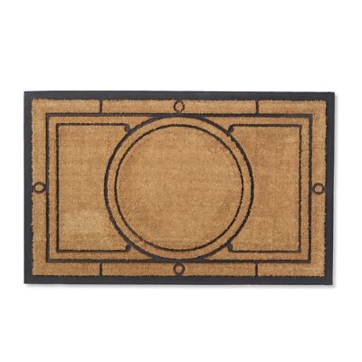 Conrad Monogrammed Coco Door Mat | Frontgate