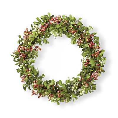 Berry and Greenery Wreath | Frontgate
