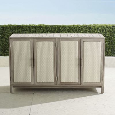 Isola Outdoor Kitchen Collection in Natural Teak | Frontgate