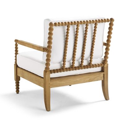 Teak Bobbin Accent Chair | Frontgate