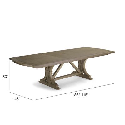 Torrey Expandable Rectangular Dining Table | Frontgate