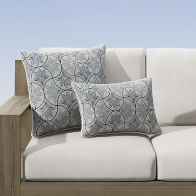 Mila Deco Fan Pillow for Indoor/Outdoor with Sunbrella Fabric ...