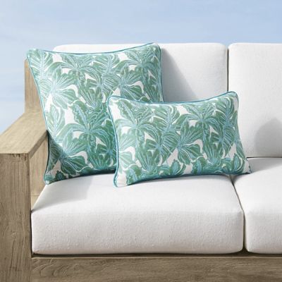 Noyack Leaves Indoor/Outdoor Pillow | Frontgate
