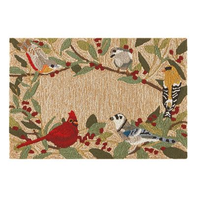 Winter Birds Door Mat | Frontgate