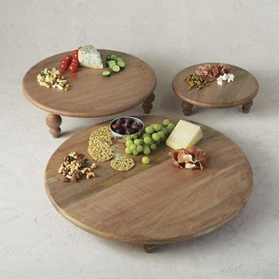 Napoli Charcuterie Boards Set & Mango Wood Stackable Serving Pieces