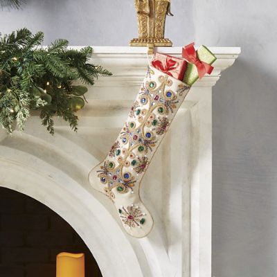 Jeweled Starburst Stocking | Frontgate