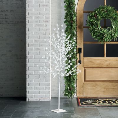 LED Snowflake Pathway Tree | Frontgate