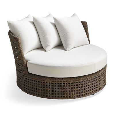 Seton Swivel Cuddle Chair with Cushions | Frontgate