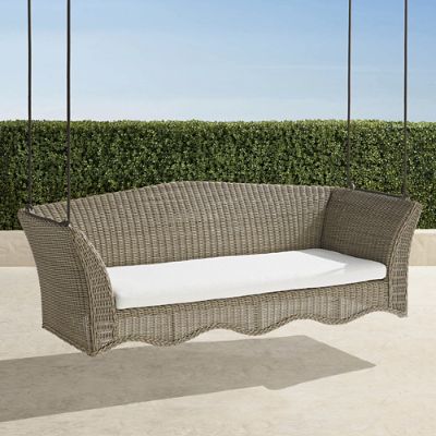 Adaline Hanging Bench in Dove Finish