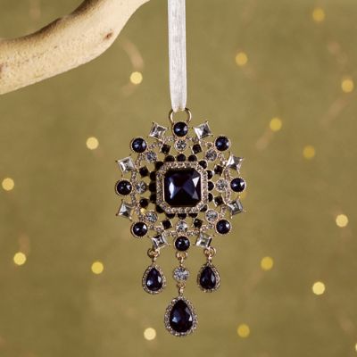 Bejeweled Teardrop Gem Ornament | Frontgate