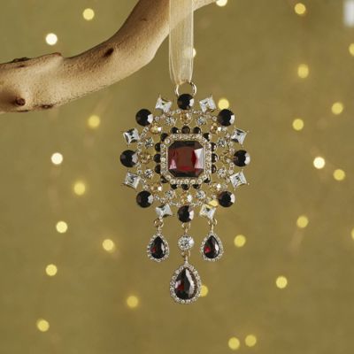 Bejeweled Teardrop Gem Ornament Frontgate