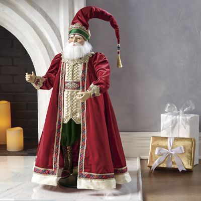Regal Chinoiserie Santa | Frontgate